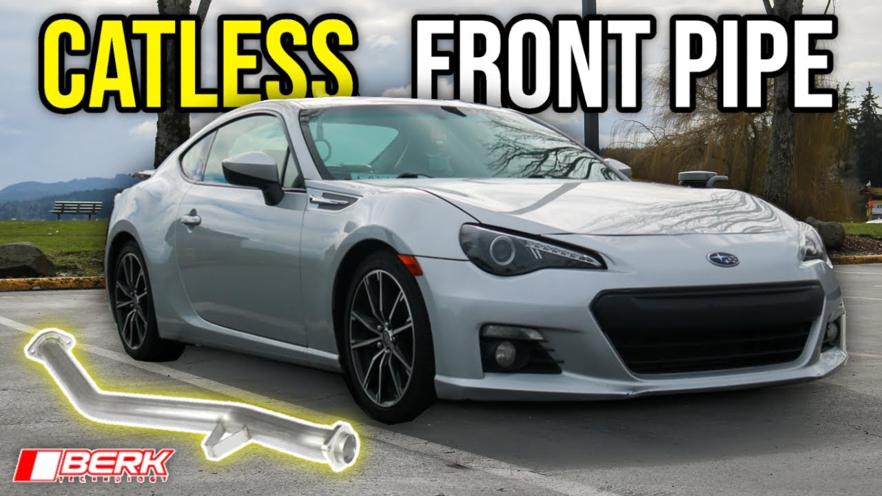 Berk Technology Catless Front Pipe Install for my FRS/BRZ/GT86 *LOUD ...