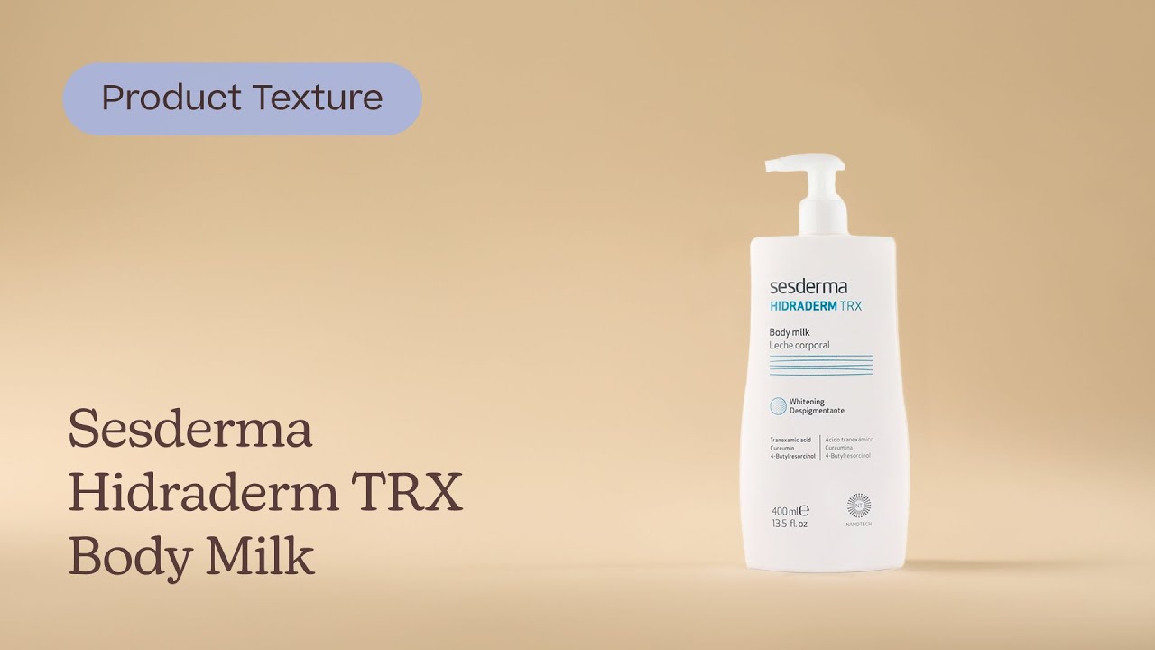 Sesderma Hidraderm TRX Body Milk Texture | Care to Beauty - YouTube