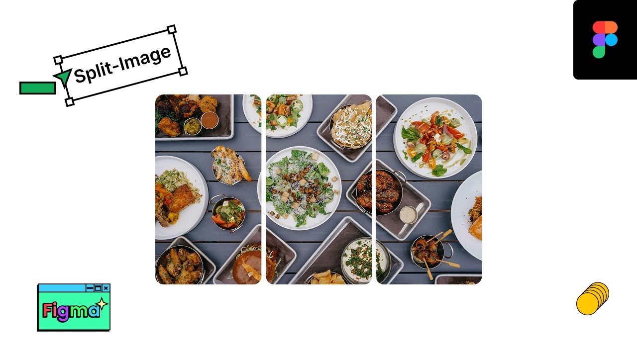 How to split image in figma - YouTube