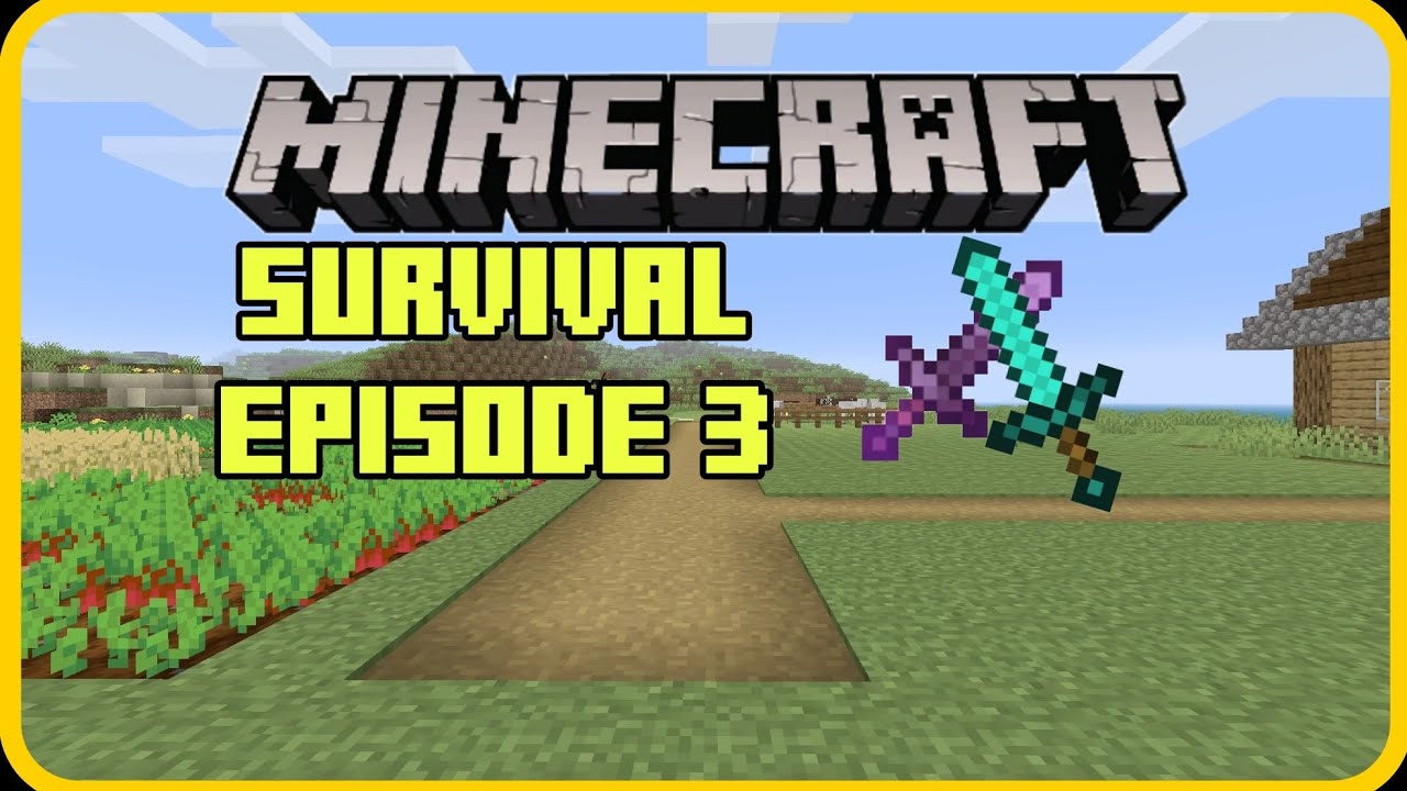 Minecraft Survival pt3 relaxing gameplay - YouTube
