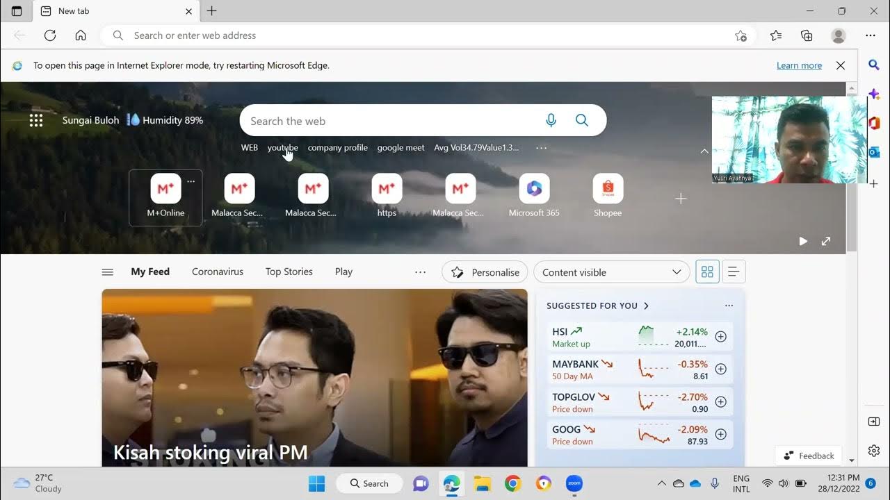 setting platform mplus View IE guna Edge - YouTube