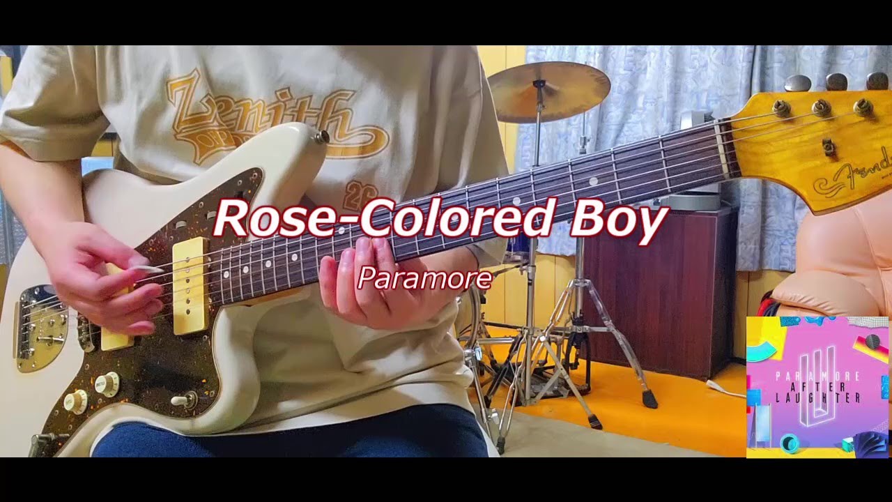 Rose-Colored Boy - Paramore [Guitar Cover] - YouTube
