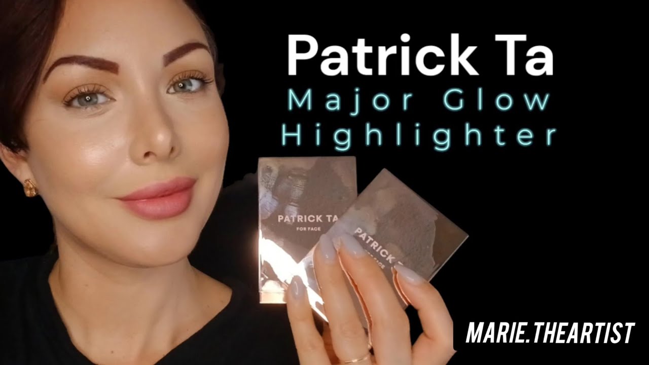 PATRICK TA Major Glow Crème & Powder Light Reflecting Translucent Highlighter Duo - YouTube