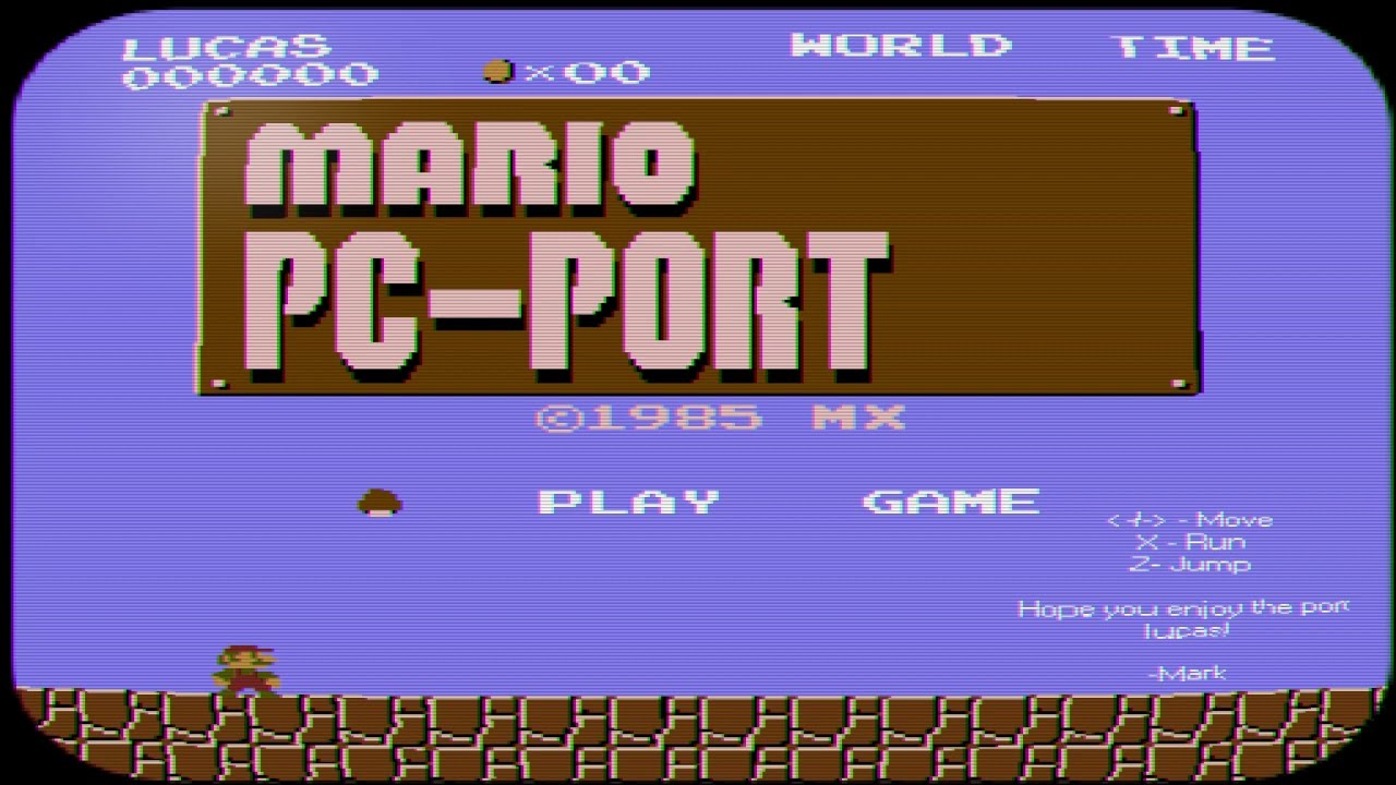 Mario '85 PC-Port | Run Lucas, RUN! - YouTube