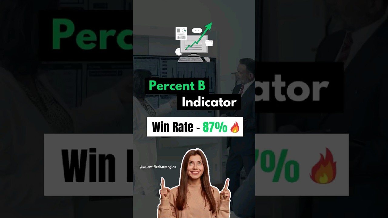 87% Winrate! Percent b Trading Strategy By Larry Connors - YouTube
