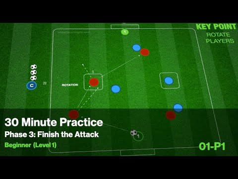 Attacking Centrally | Skill Practice - YouTube