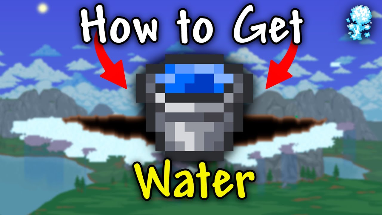 How to Get Water in Terraria Skyblock - YouTube