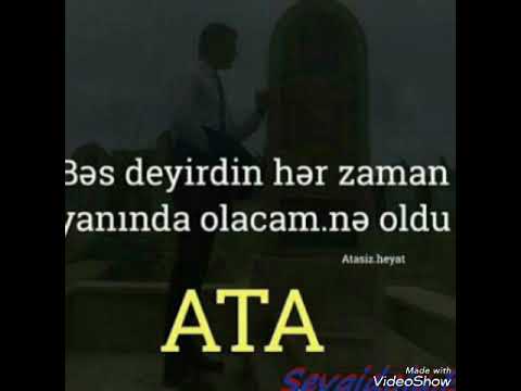 Nədən  belə gözünü həyata tez yumdun Ata!!