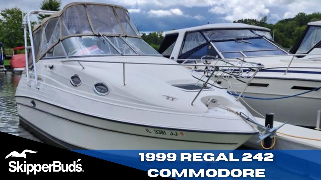 1999 Regal 242 Commodore Cruiser Tour SkipperBud's - YouTube