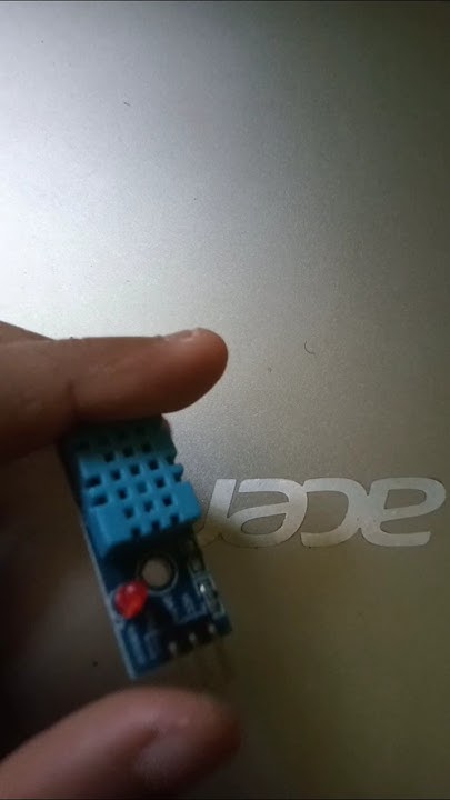 dht 11 temperature and humidity sensor #arduino 🪛🚿 - YouTube
