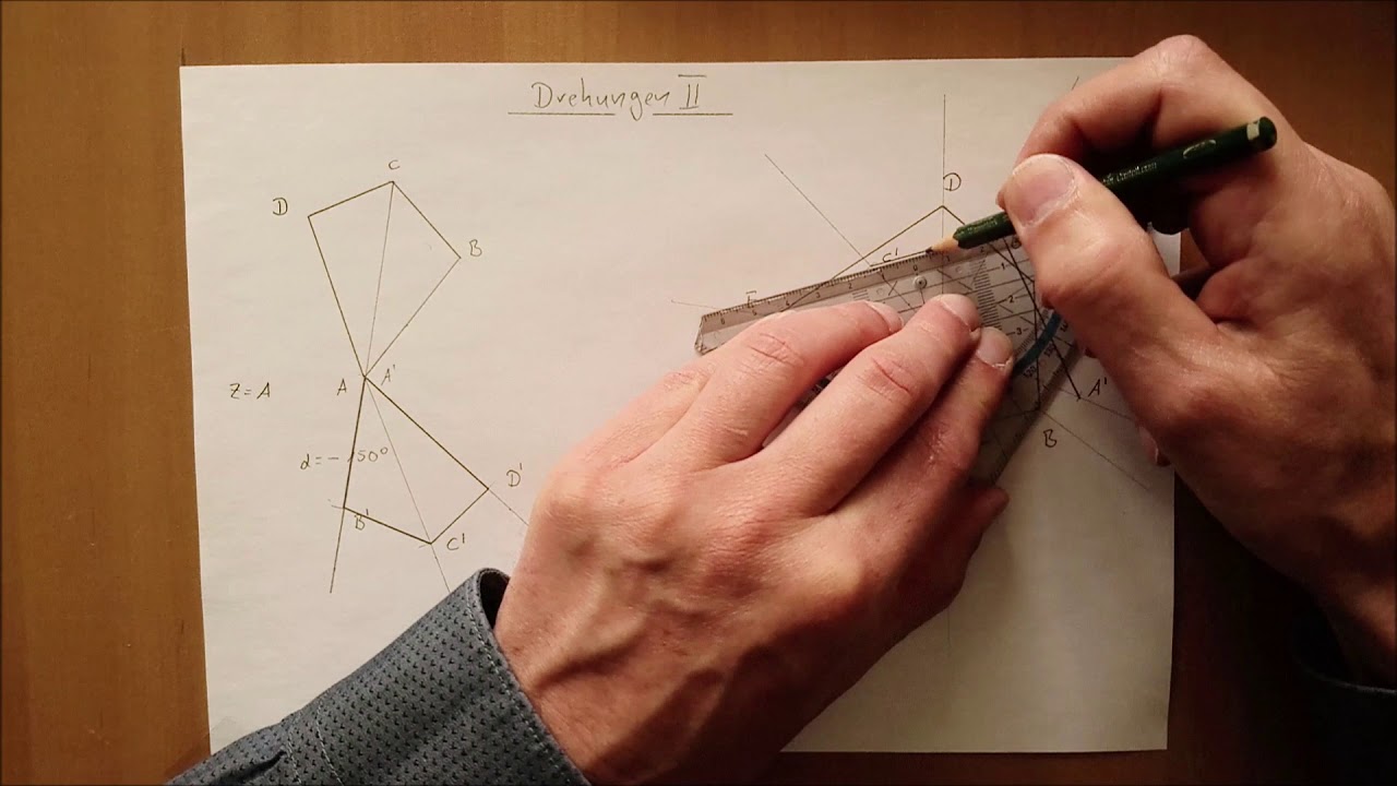 Geometrie Drehungen 2 - YouTube
