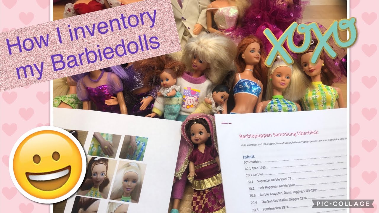 How I inventory my Barbie collection - YouTube