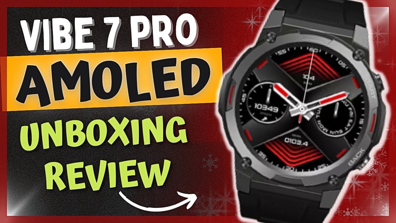 SMARTWATCH ZEBLAZE VIBE 7 PRO - TELA AMOLED e PROTEÇÃO 3ATM 30 METROS ...