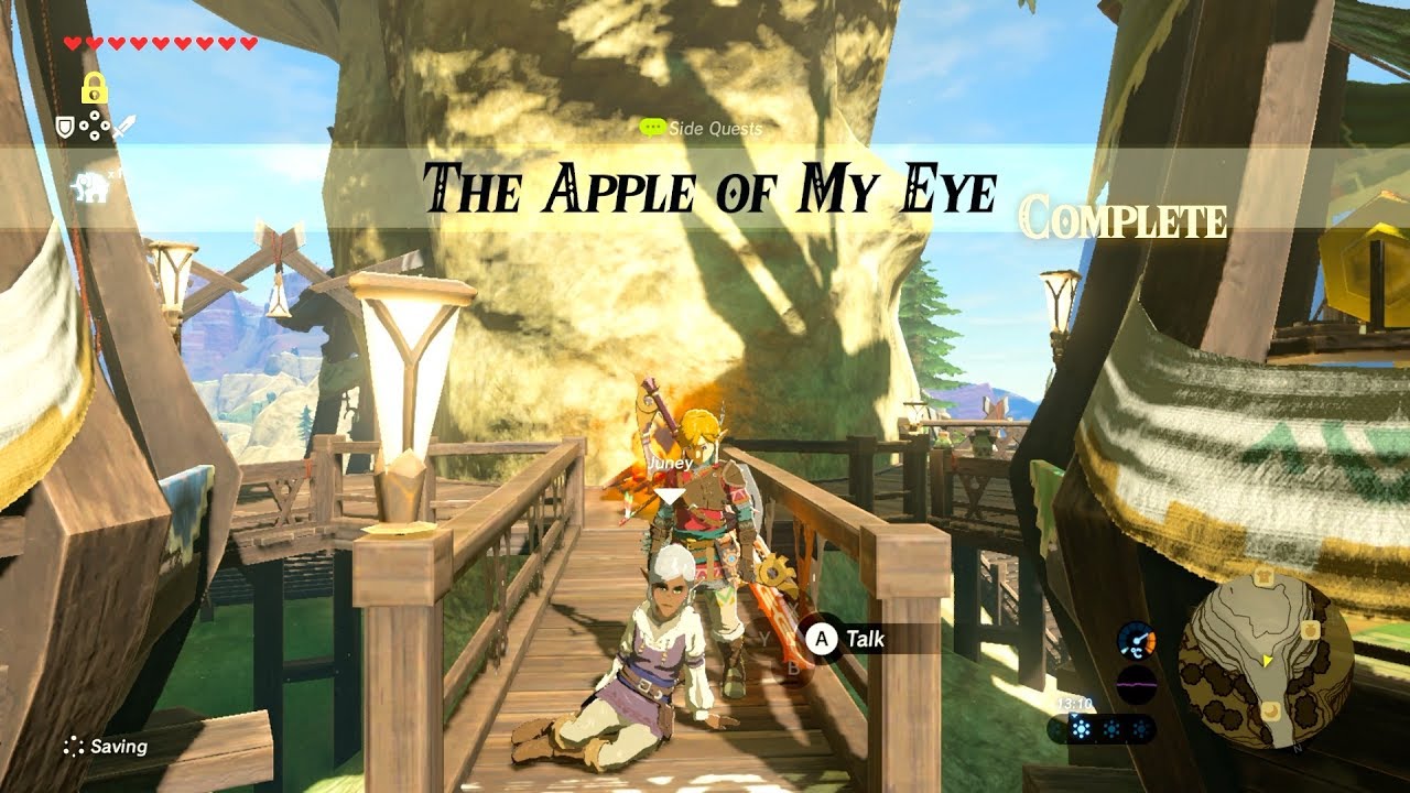 Zelda: BOTW (The Apple of My Eye) Side Quest - YouTube