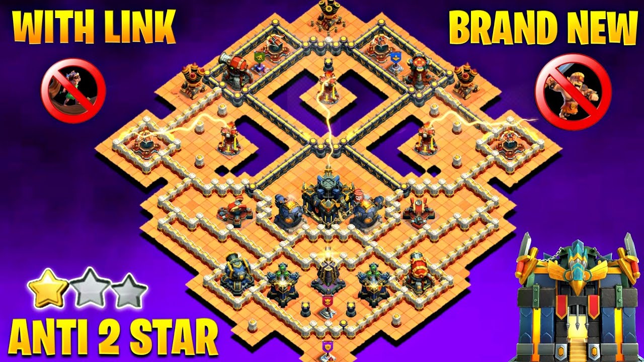 BEST TH17 NEW WAR AND CWL BASE LINK| ANTI 2 STAR TH17 BASE | Th17 Base ...
