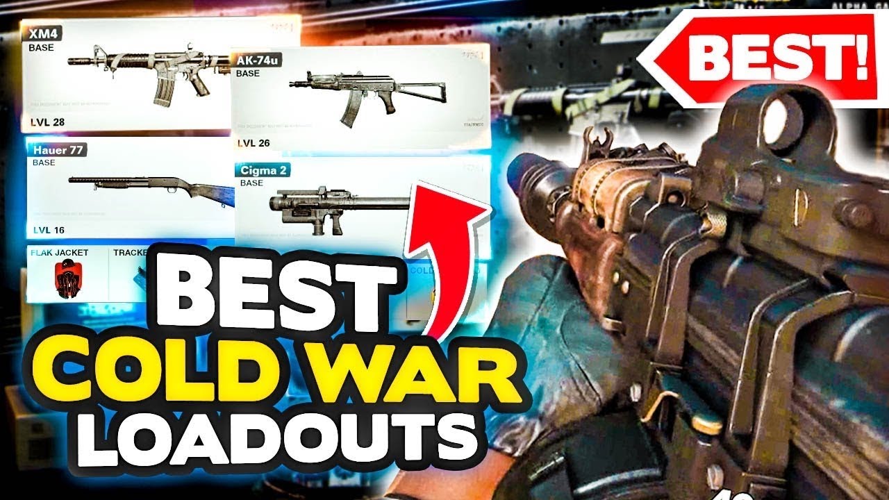 The top 5 cold war loadouts in the game!!! - YouTube