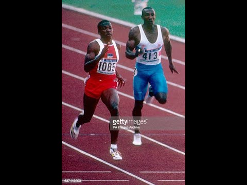 Joe DeLoach vs Linford Christie 200 Semifinals Seoul 88. - YouTube