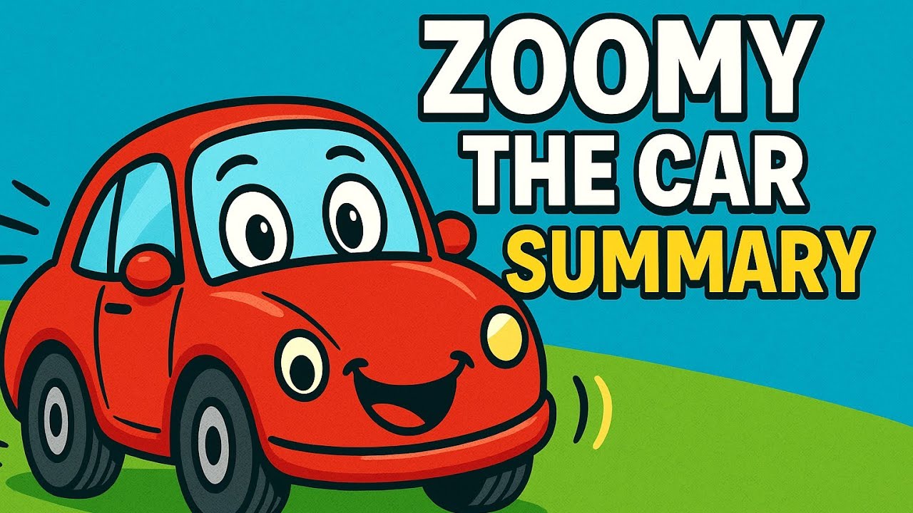 Zoomy The Zippy Car||Car Cartoon||Car Poem||Kids Songs||Kids Rhyms ...