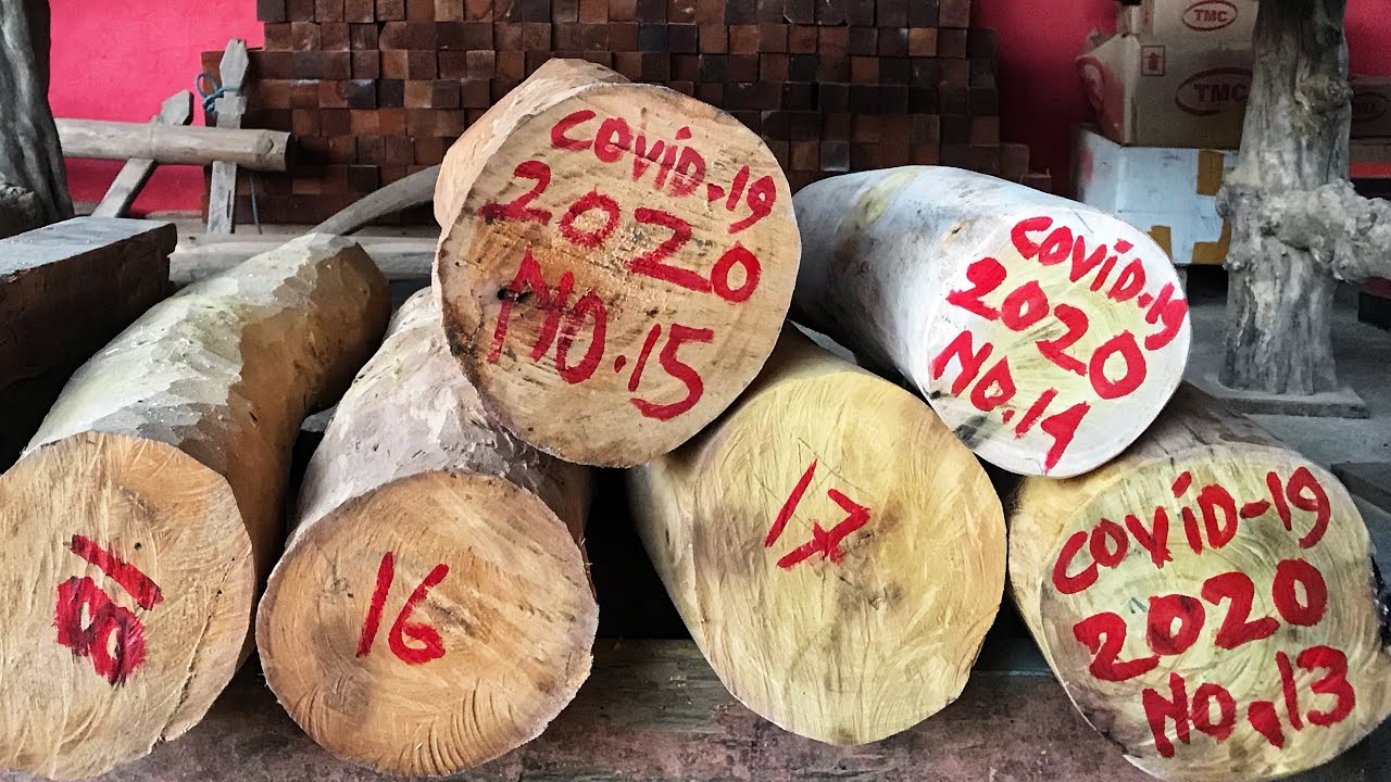 CARA MEMBUAT KERAJINAN ‼️ KENTONGAN KAYU NANGKA MENURUT TUKANG KAYU ...