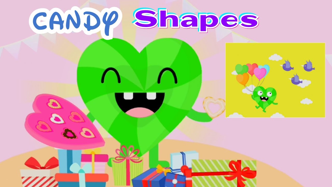 Candy Shapes | Shapes Form Candy - Baby Learn by Candybots - YouTube