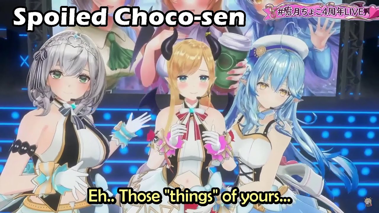 Choco-sensei Lost Her Strength When Lamy & Noel Hug Her With Their Big ...