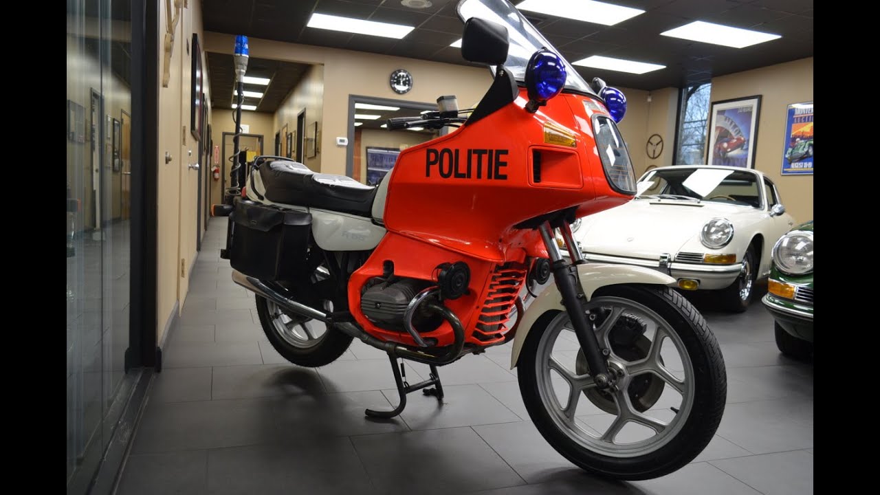 1986 BMW R65 Dutch Police Motorcycle - Autosport Designs - YouTube