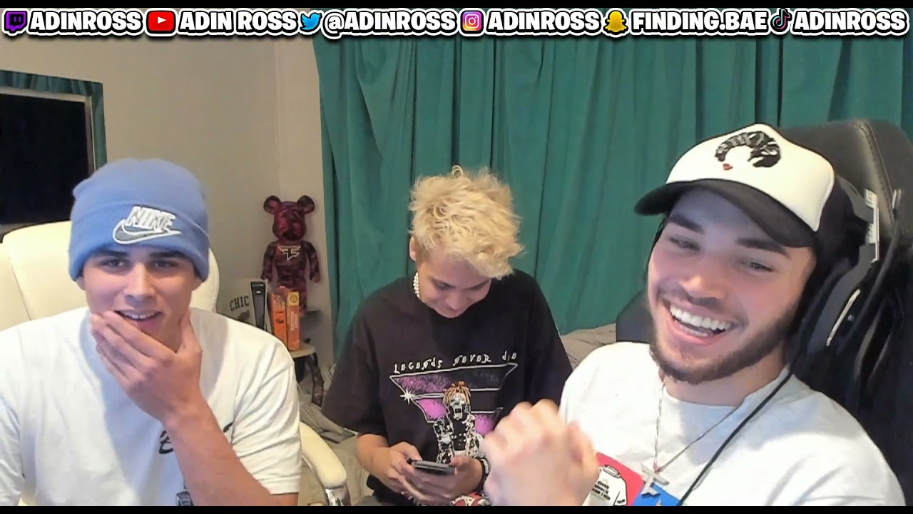 Herbert and Waff kiss on adins stream - YouTube