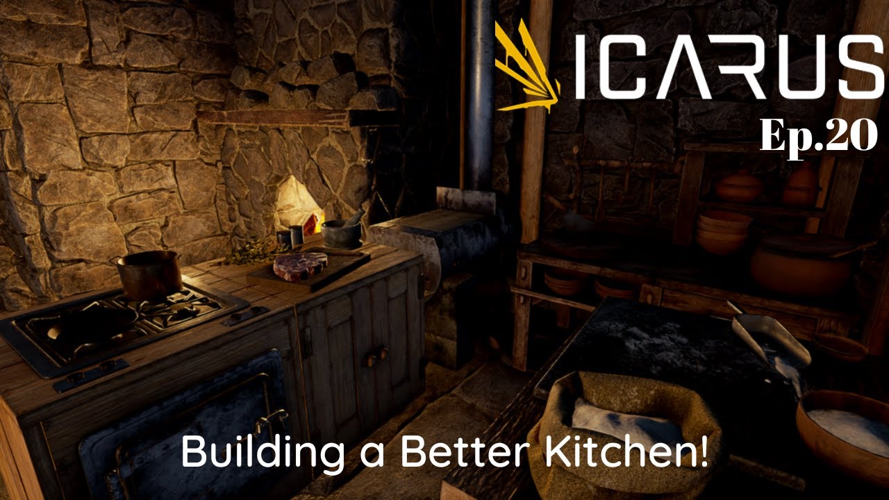 Icarus ~ Ep.20~ Kitchen Expansion, Komodo Dragons, Bears, and Wolves ...