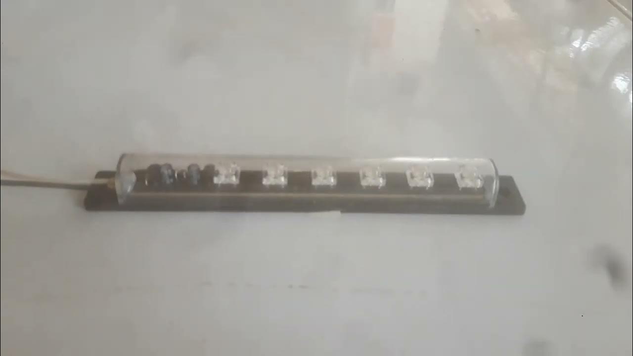 ไฟแท่งกระพริบ สีขาว ยาว5นิ้ว LED6ดวง 12v. ไฟแฟลช ไฟแต่งรถแบบกระพริบ0922785235Line : @truckmania ...