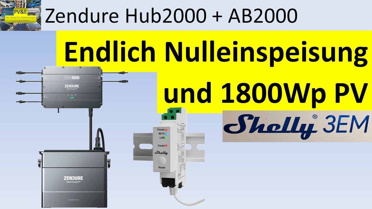 Zendure Hub2000 AB 2000 alle Details, alle Funktionen #Zendure # ...