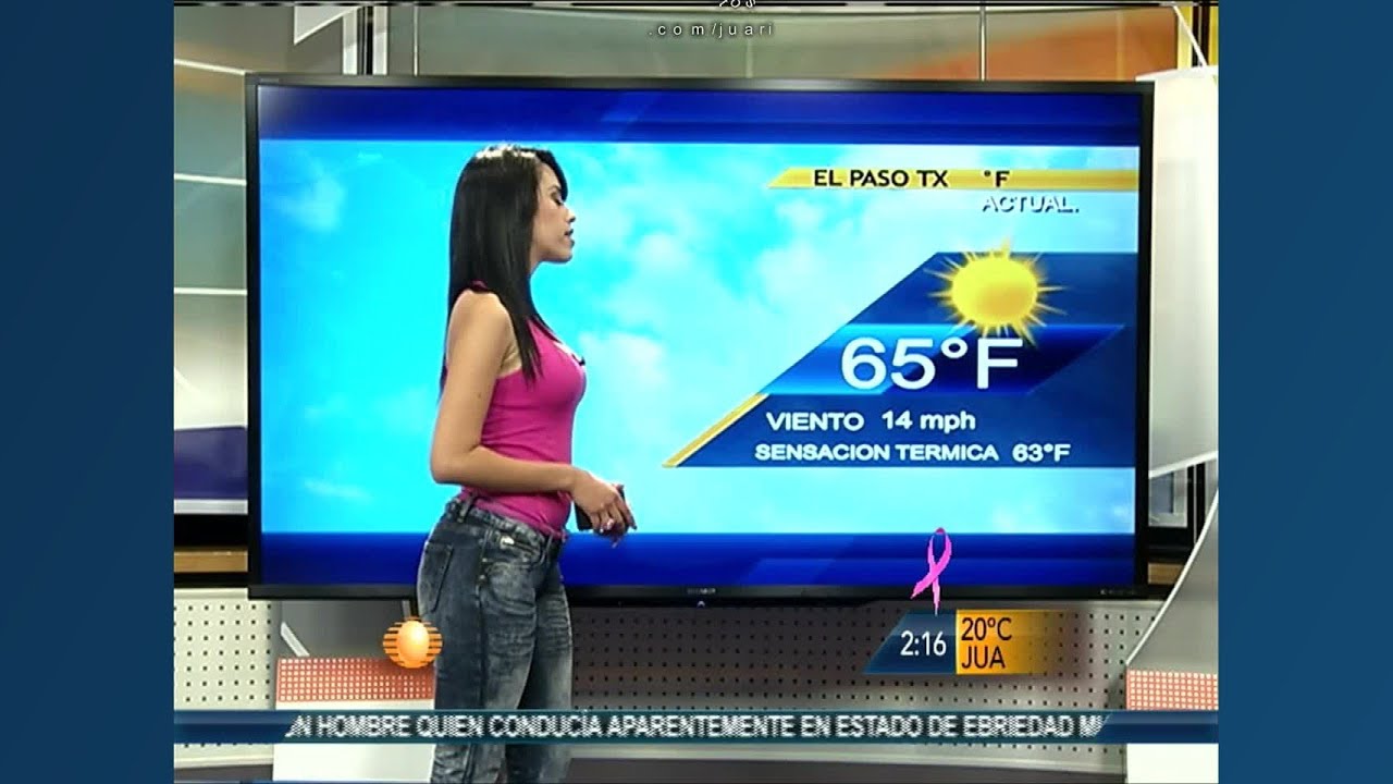 Brenda Garcia 21 de Octubre 2013 Chica del Clima Televisa Juárez - YouTube