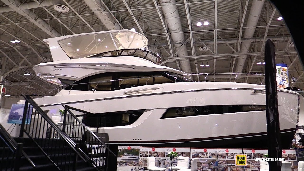 2018 Carver C52 Coupe Luxury Motor Yacht - Walkaround - 2018 Toronto ...