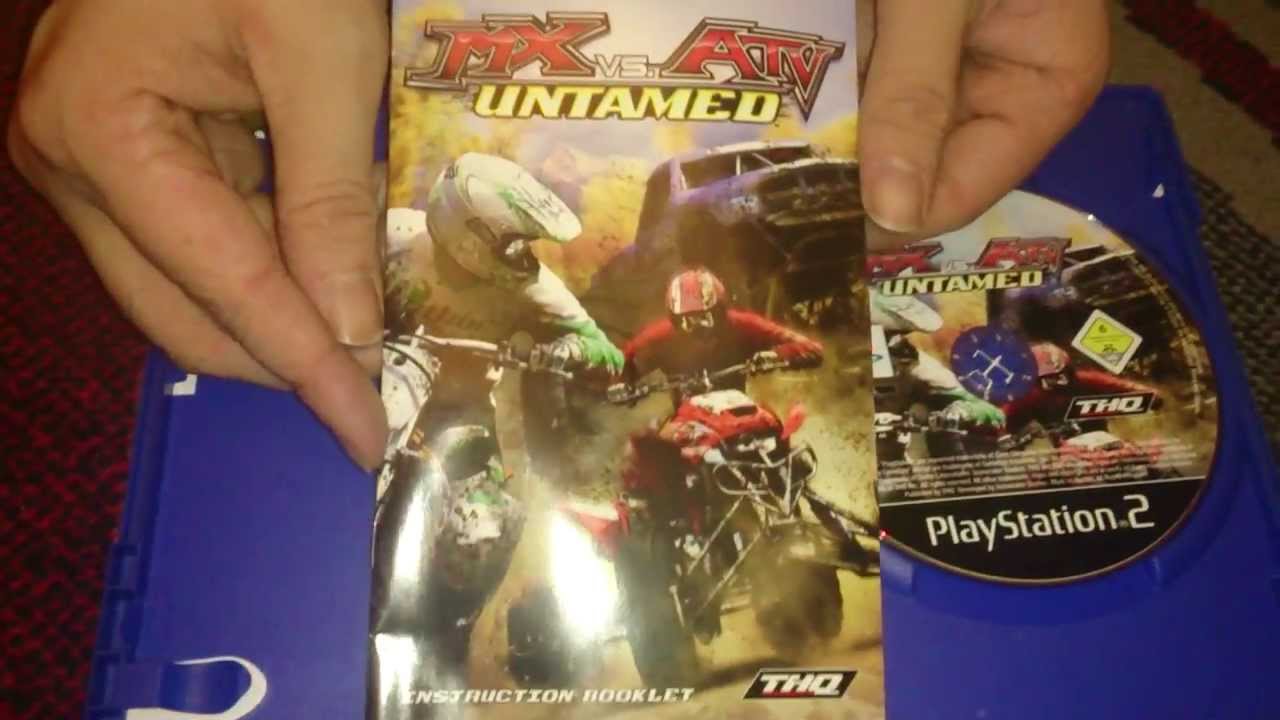 Nostalgamer Unboxes MX vs ATV Untamed On Sony Playstation 2 UK PAL ...