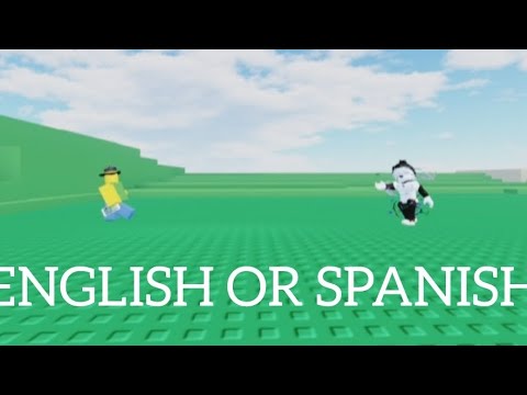 English or Spanish? | Roblox animación - YouTube