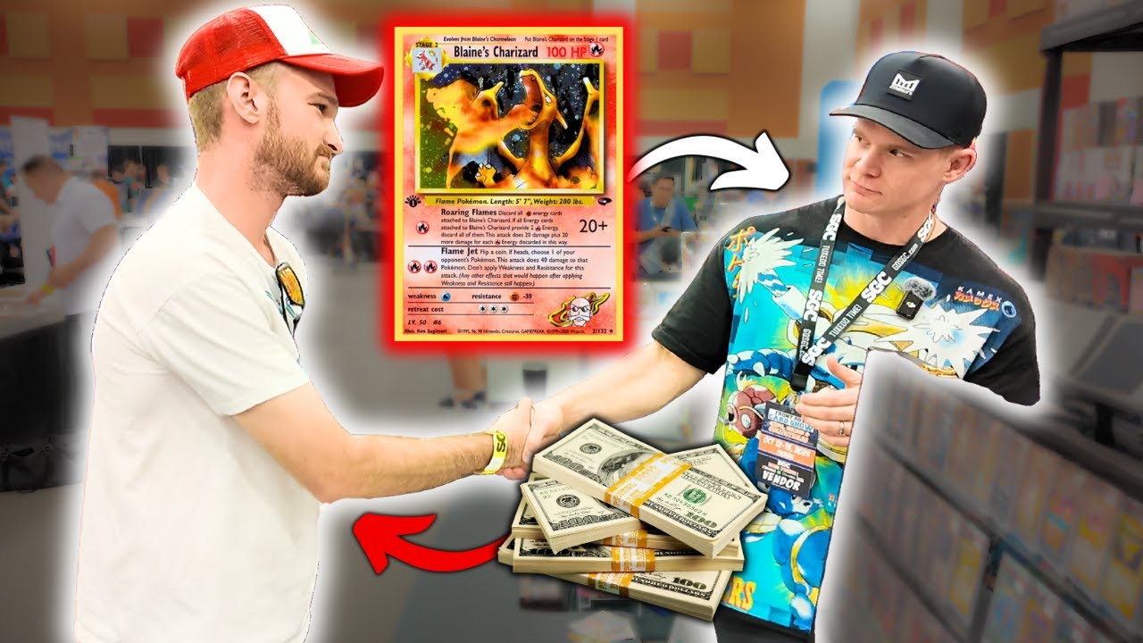 BUYING one of my FAVORITE 1st Edition CHARIZARDS: Pokemon Vendor POV ...