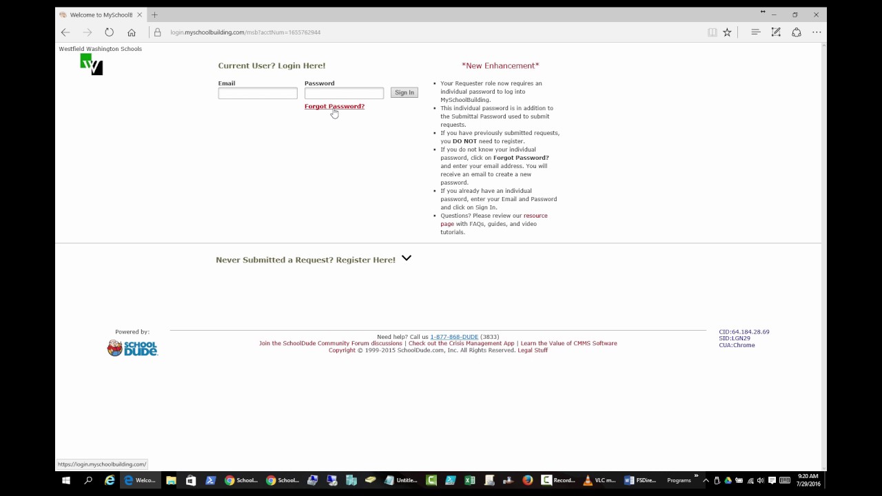 Login to SchoolDude - YouTube
