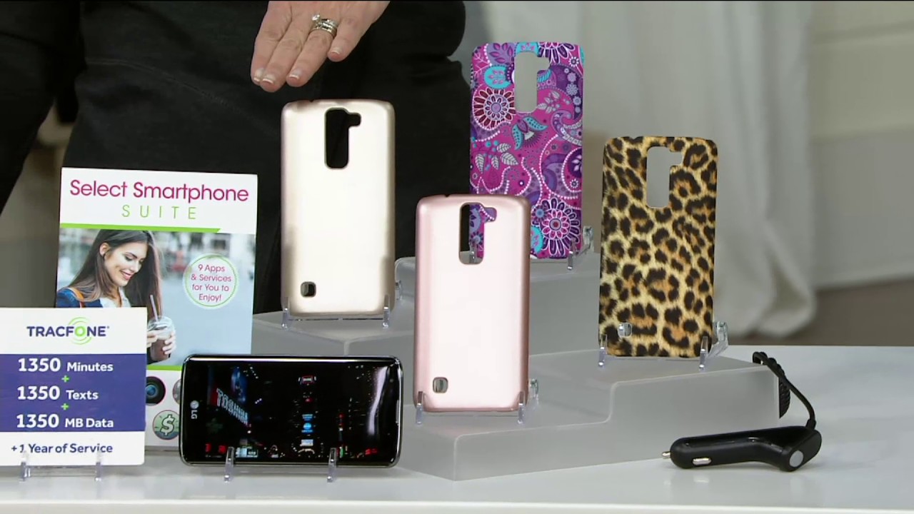 LG Treasure LTE TracFone Smartphone with Case and 1350 Mins/Text/Data ...