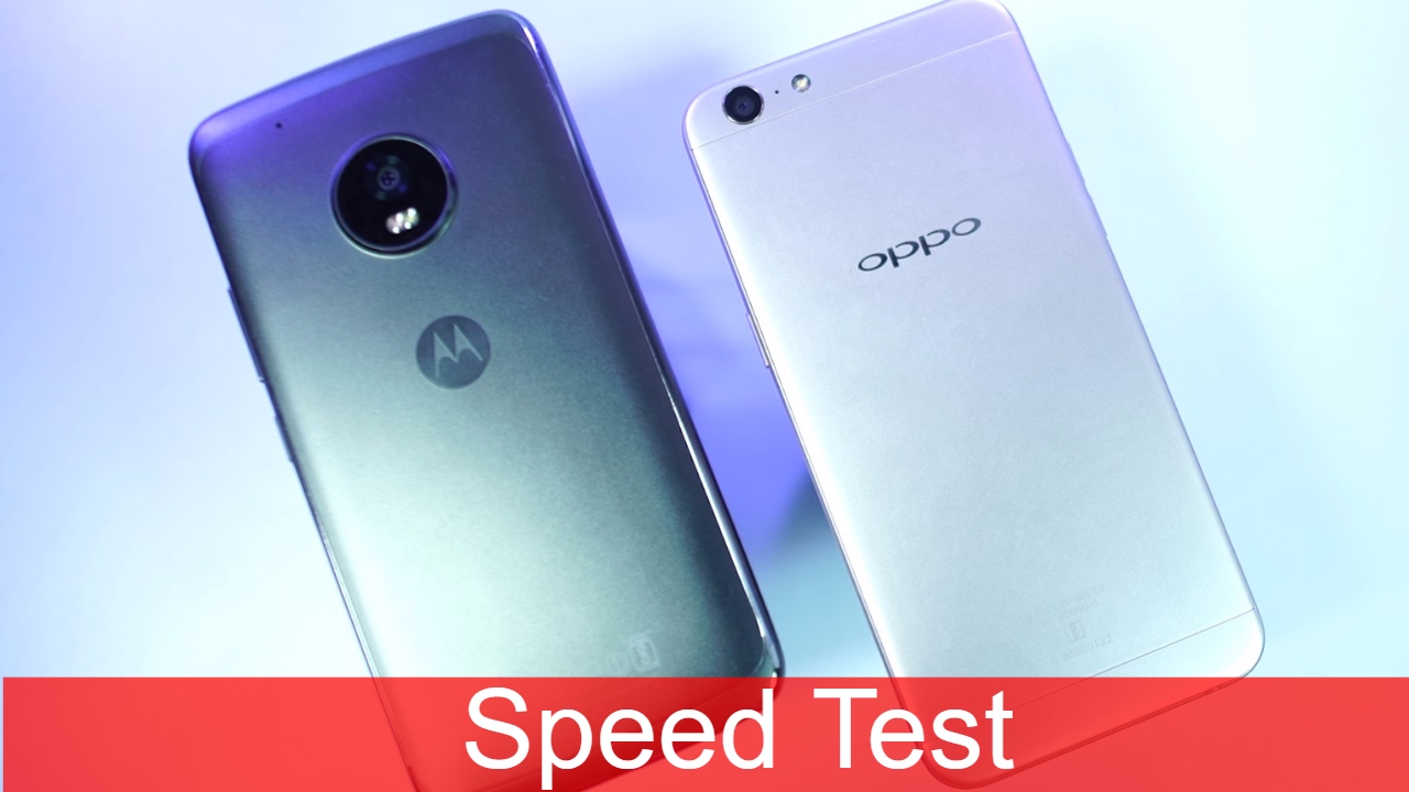 Oppo A57 vs Moto g5 plus Speed Test - YouTube