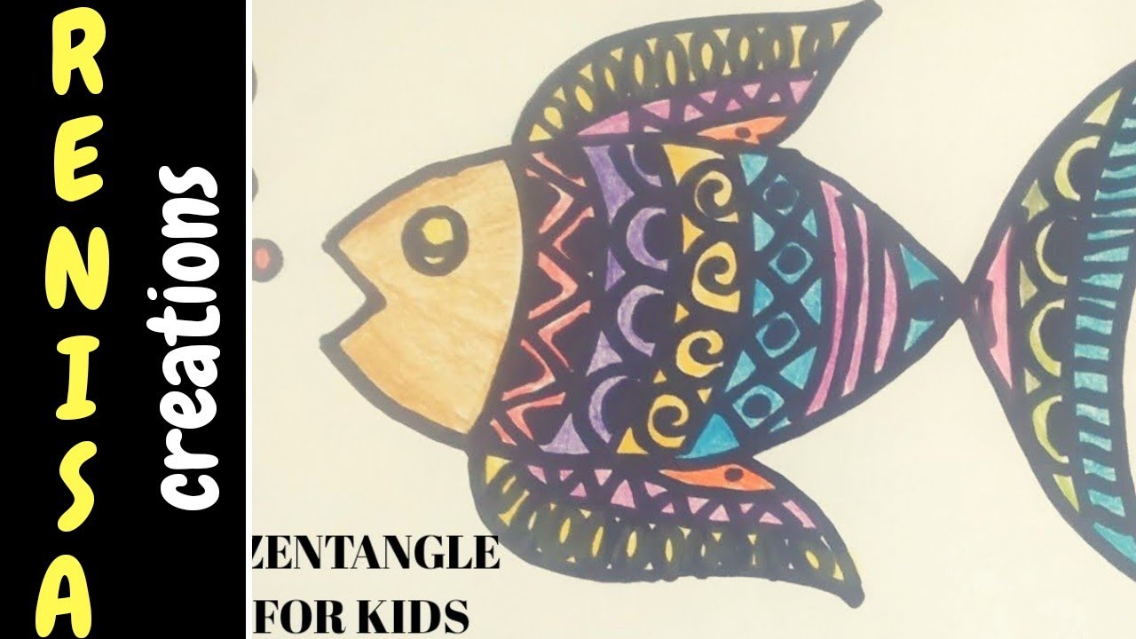 ZENTANGLE ART FOR KIDS - YouTube