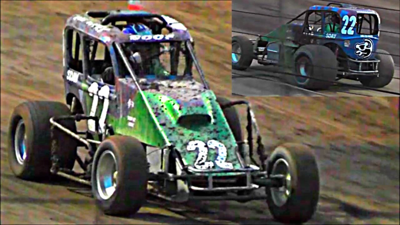 SDAV Hot Rods heat 2 Redline Raceway 12-11-2016 - YouTube