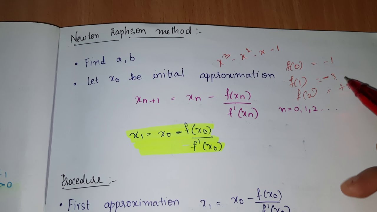 Newton raphson method | engineering mathematics | Numerical methods : 1 ...