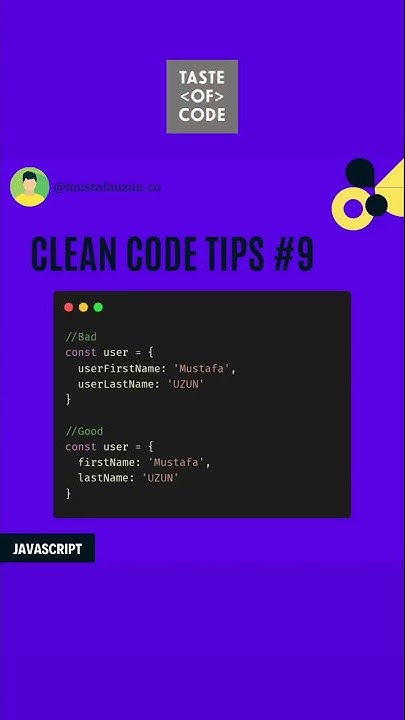 Javascript Clean Code Tips - 9 #javascript #shorts - YouTube