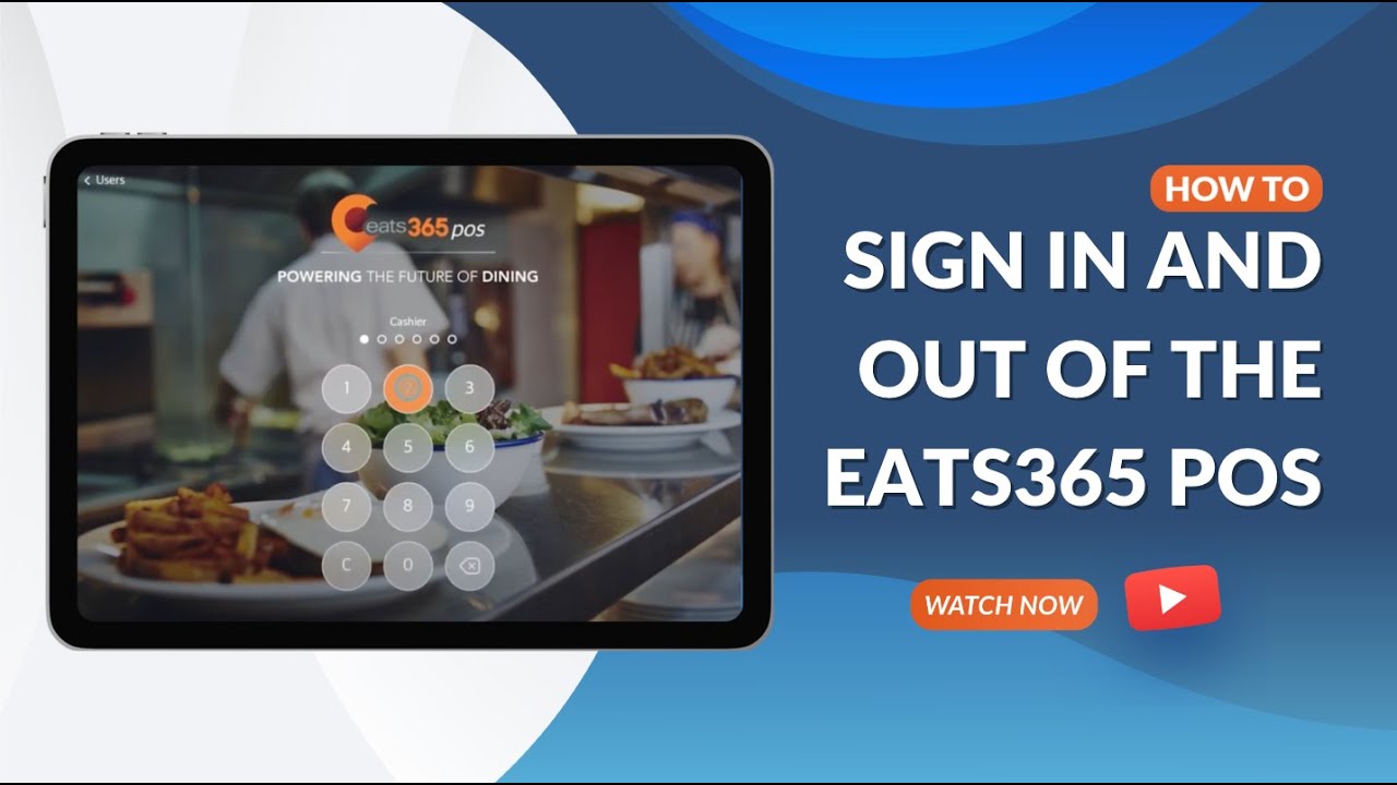 Sign In and Sign out of the Eats365 POS - YouTube