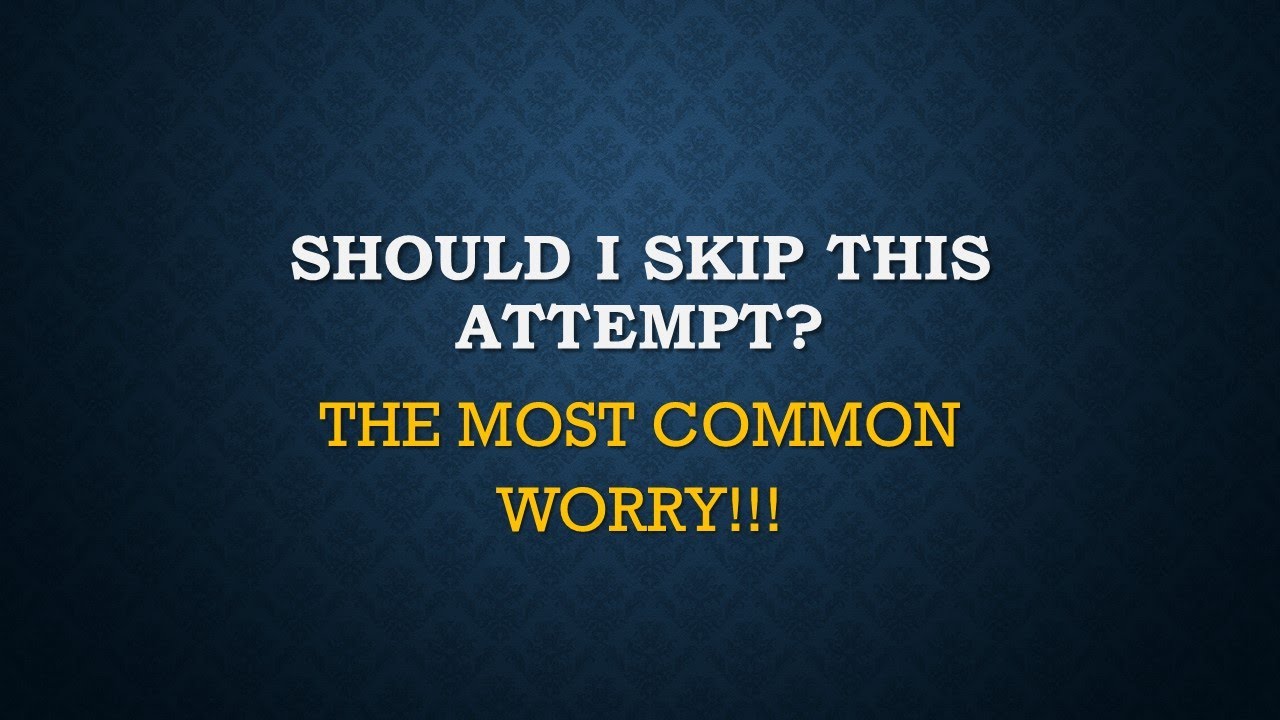 Should I Skip This Attempt? #UPSC #PRELIMS - YouTube