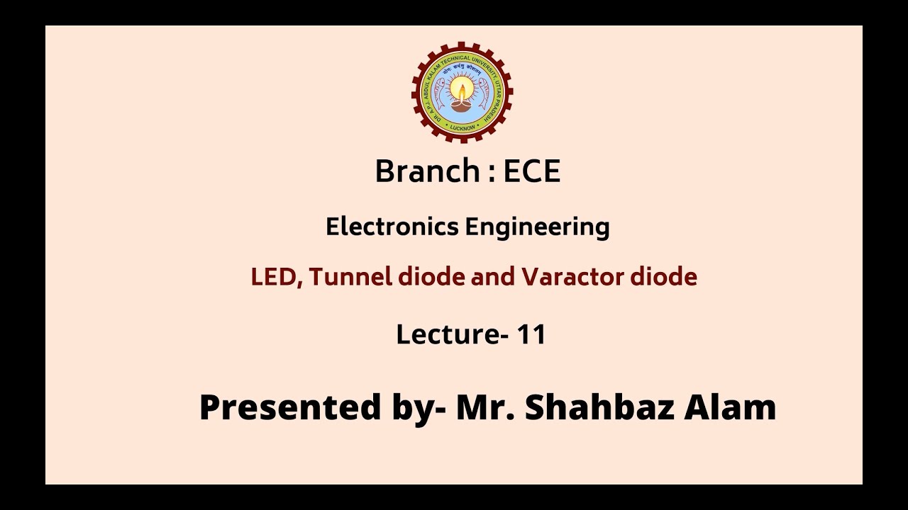 Electronics Engineering | AKTU Digital Education - YouTube