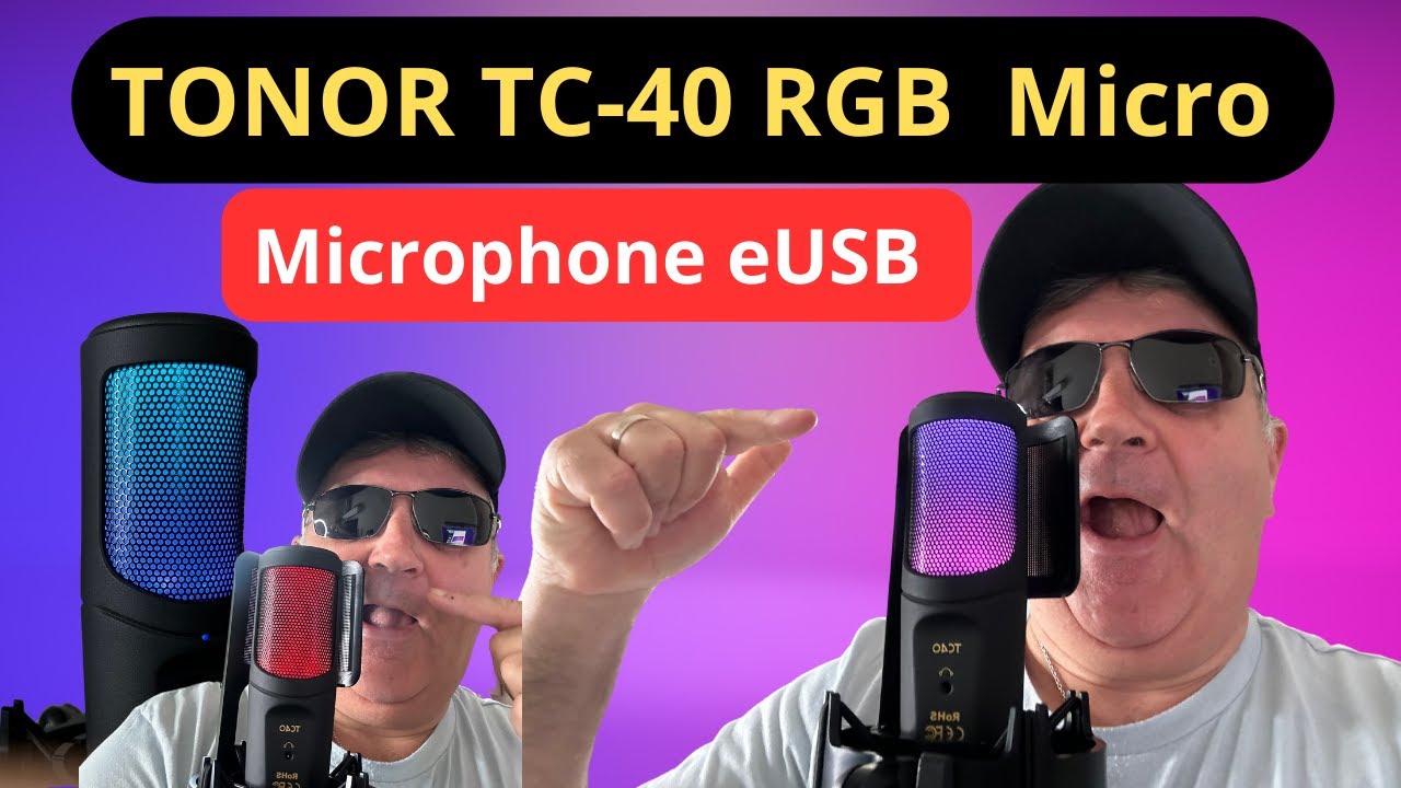 Test Tonor TC-40 RGB Micro Plug&Play : Microphone Compatible Windows ...
