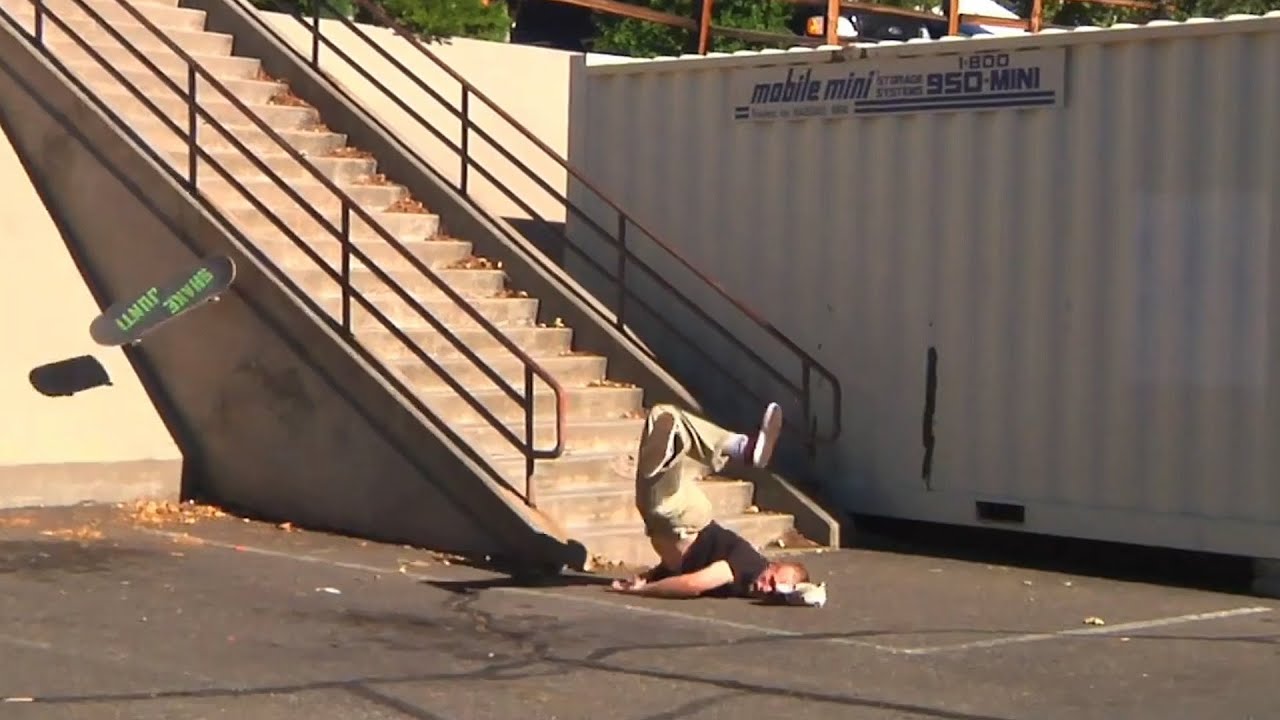 The Most Famous Skateboarding Slam Ever?! - YouTube
