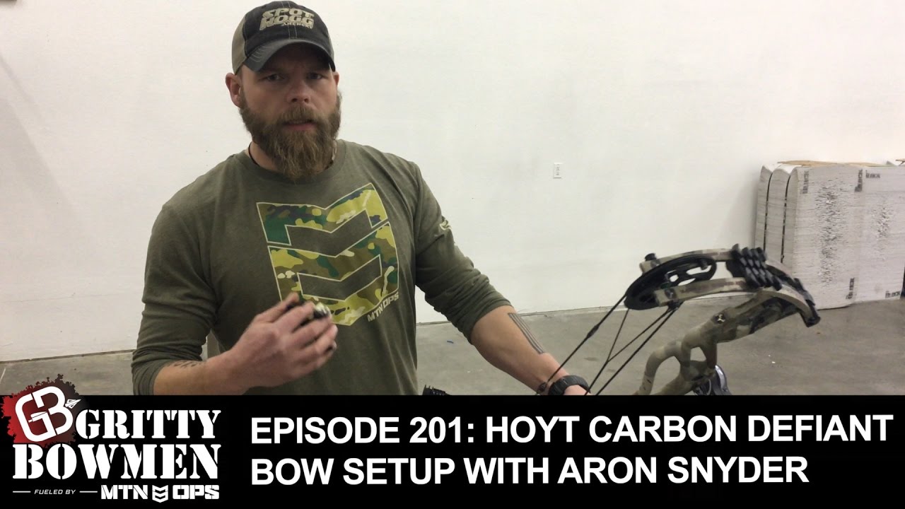 EPISODE 201: HOYT Carbon Defiant Bow Setup with Aron Snyder - YouTube