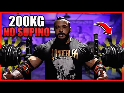 200KG NO SUPINO! Será que deu MERDA?  | BRUNO MORAES