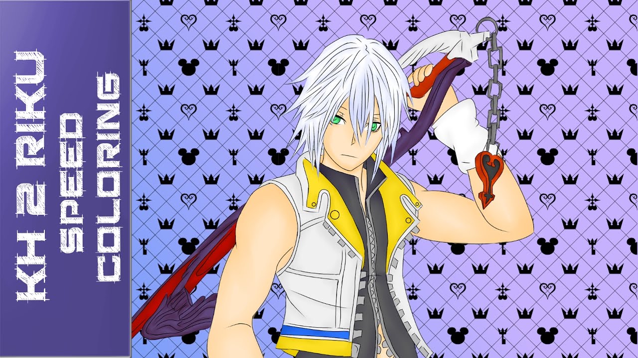 Kingdom Hearts 2 Riku【Speed Coloring】 | Paint Sai - YouTube
